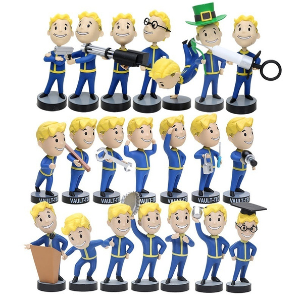 4 Types 28styles Vault Boy Bobbleheads Series 1 2 3 Vault Figure PVC ...