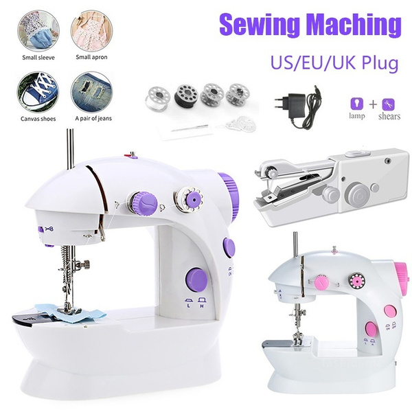 2020 Mini Sewing Machine Adjustable 2-Speed Double Thread Portable ...