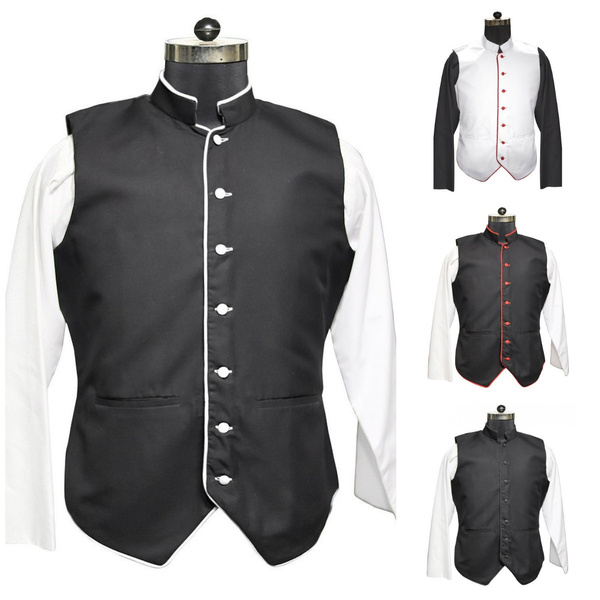 Clergy Jacket for Clergy Vest Stand Collar Catholic Church Priest ...