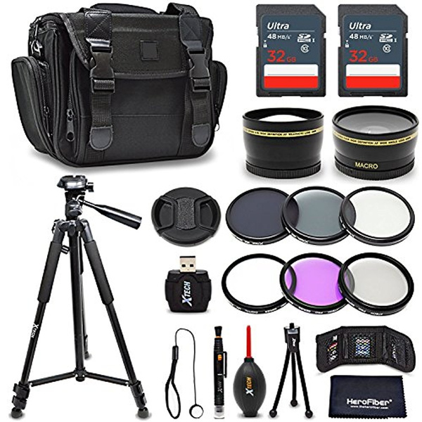 Premium 58mm Accessories Bundle Kit for Canon EOS 80D 77D 70D 60D EOS ...