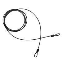 Pack of 2 Lightweight Security Safety Cable Luggage Lock Safety Wire ...
