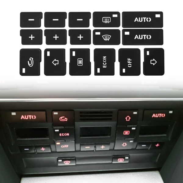 Car Air Condition AC Climate Control Button Repair Stickers Decals For ...