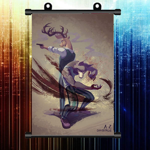 Anime Beastars Legoshi Regoshi Louis Fabric Poster Wall Cosplay Gifts ...