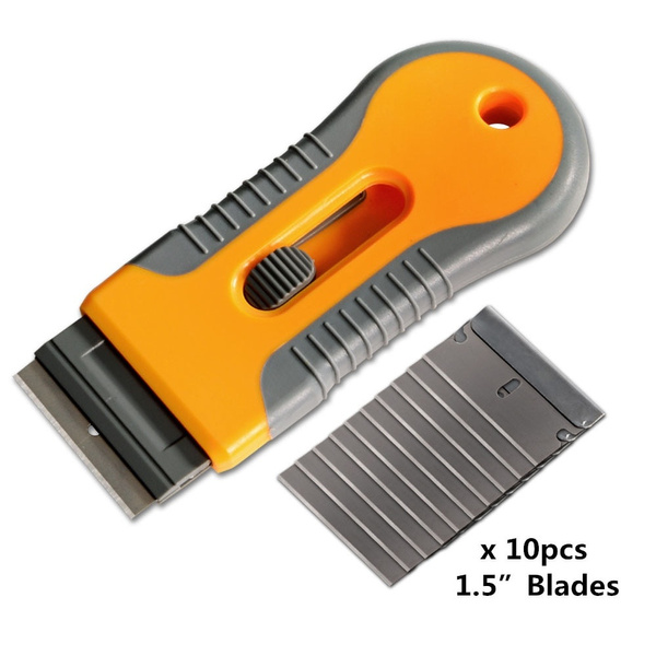 Ceramic Glass Oven Clean Razor Scraper 10pcs Razor Blade Window Tint ...