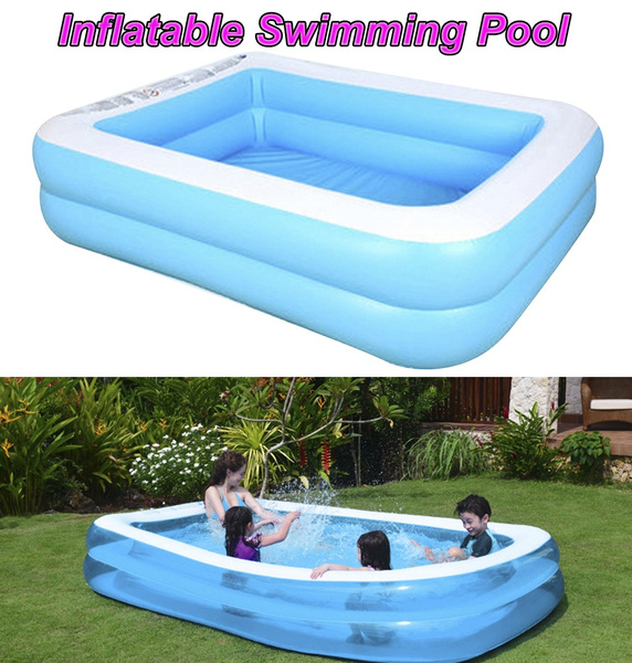 Inflatable Family Swimming Pool, Summer Fun Water Play Bathtub, Home ...
