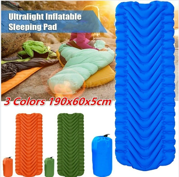 New 1PC Inflatable Style Ultralight Air Sleeping Mat TPU Nylon Foldable ...