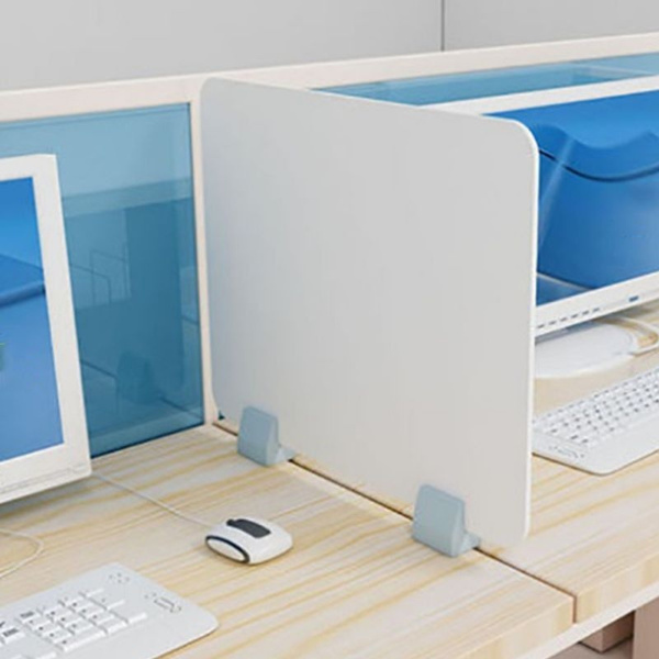 Desk Isolation board Table Divider Desk Baffle Cubicle Privacy ...