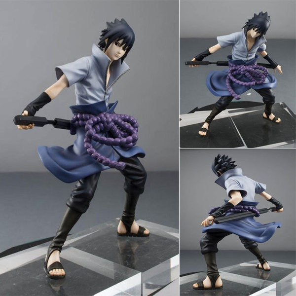 20 CM Naruto Shippūden Uchiha Sasuke PVC Action Figure Sasuke Figures ...