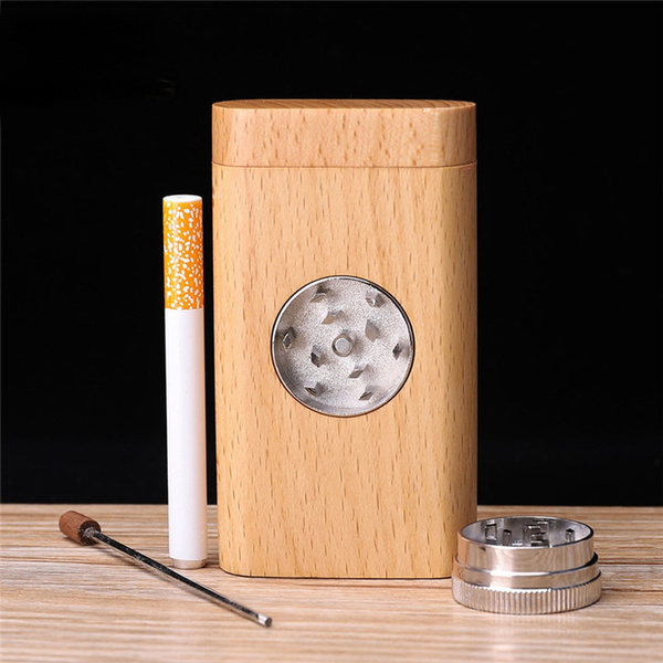 Grind Case Pinch Hitter & Grinder With metal pipe DUGOUT Combo Tobacco ...