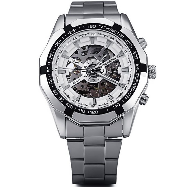 Mechanical Automatic Watch Men Wristwatch Sports Clock Mechanism Self ...