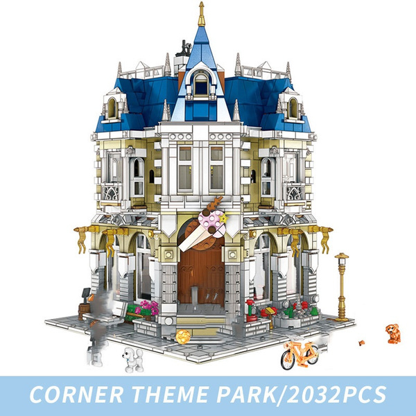 New MOC City Street series The brickstive Corner Theme Park Model ...