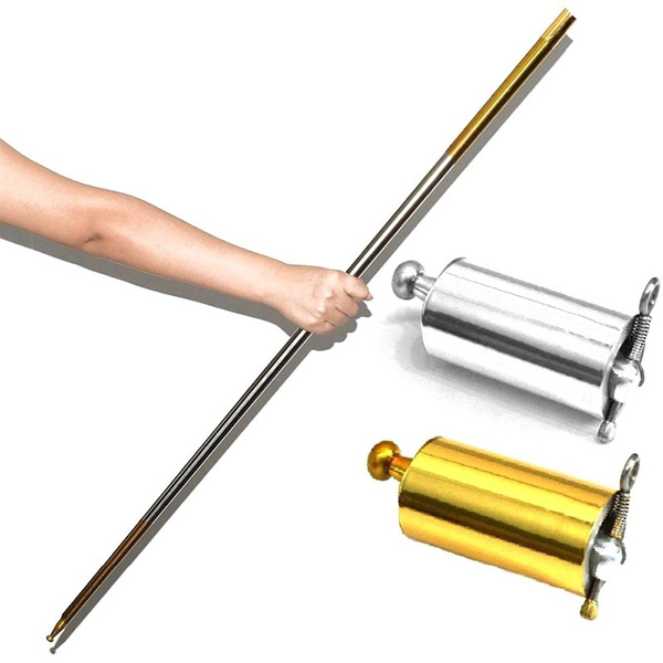 Portable Martial Arts Metal Magic Pocket Bo Staff 110cm New Pocket ...