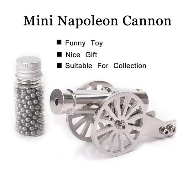 Mini Napoleon Cannon Model Metal Replica Desktop Decorating and ...