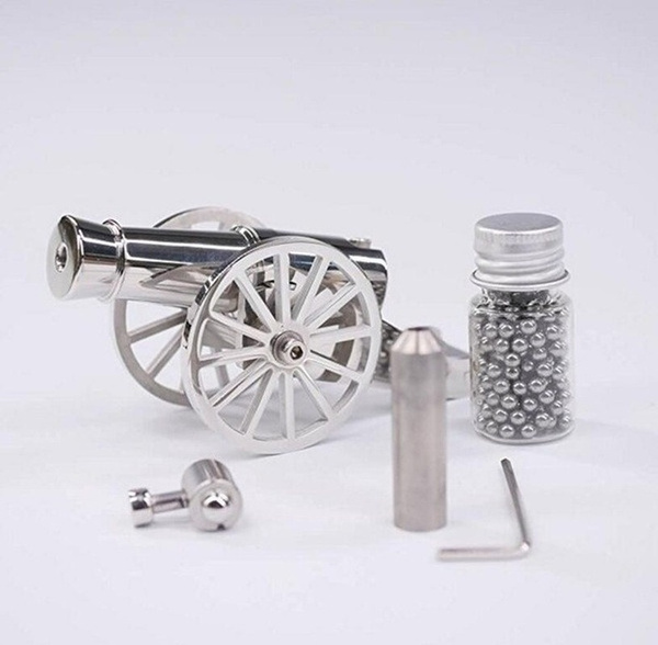 2020 NEW Miniature Napoleon Cannon Metal Naval Desktop Model Artillery ...