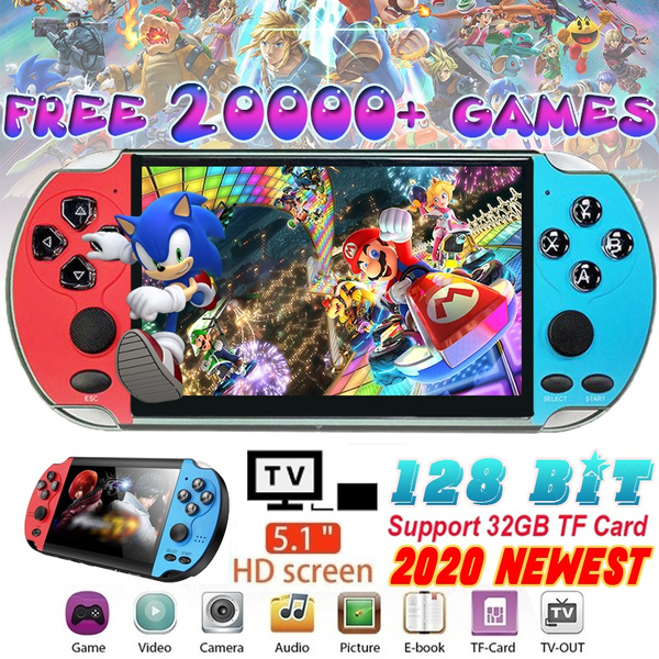 2020 New Upgrade 4.3/5.1inch Hand-held Gaming Player 8GB ROM PSP ...