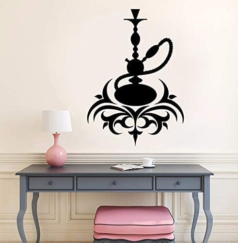 Hookah Vinyl Decal Bedroom Arabic Culture Smoking Smoke Shisha Wall ...