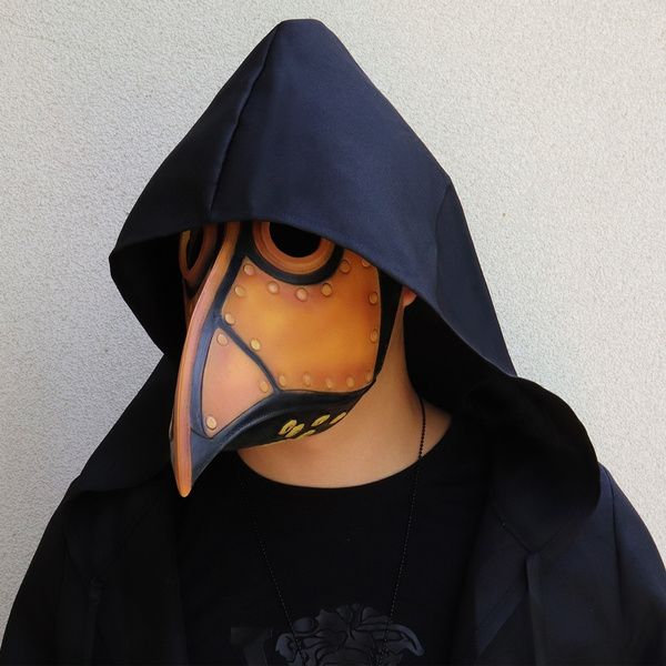 Long Mask Halloween Terrifying Vintage Unisex Bird Mask Mechanical ...