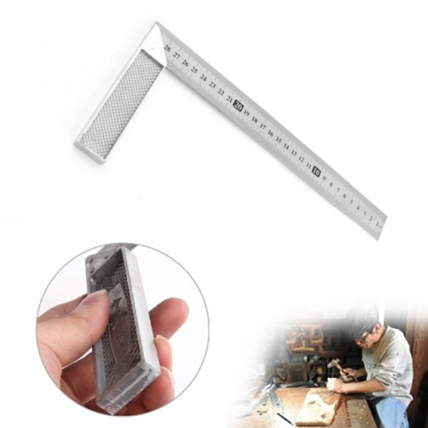 30cm Aluminum Handle with Stainless Steel Scale Right Measuring Angle ...