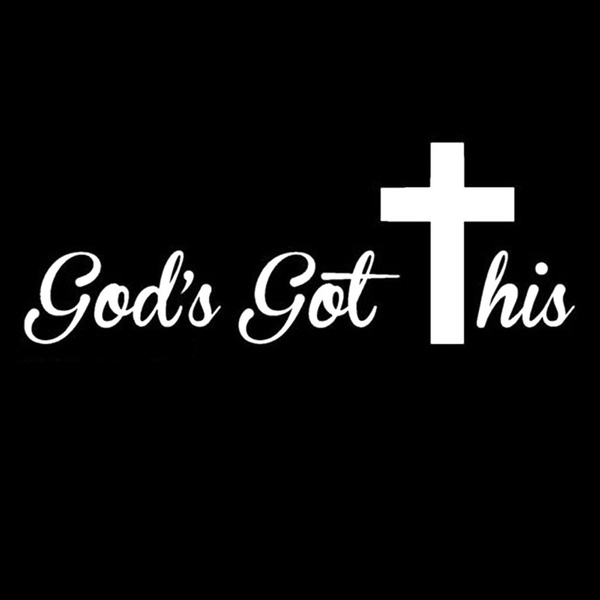 CHRISTIAN VINYL CAR TRUCK WINDOW STICKER DECAL CROSS Prayer Jesus ...