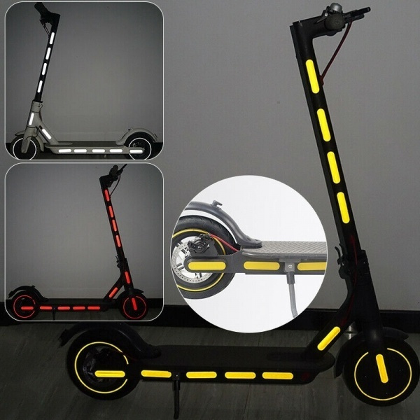 PVC Reflective Safety Stickers Decals for Xiaomi M365/Pro Electric ...