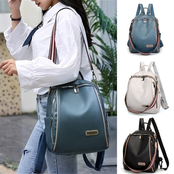 Ladies Oxford Cloth Shoulder Bag Women Backpack Handbag Anti-Theft ...