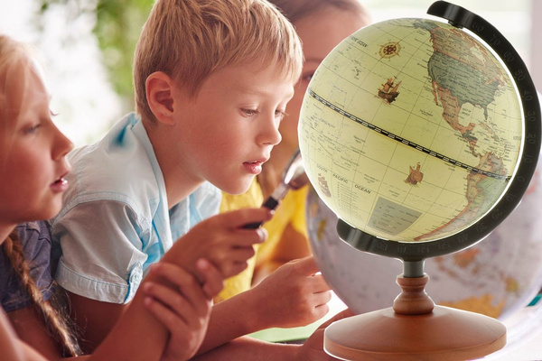 14cm Retro Globe 360 Rotating Earth World Ocean Map Ball for Learning ... 14cm Retro Globe 360 Rotating Earth World Ocean Map Ball for Learning ...