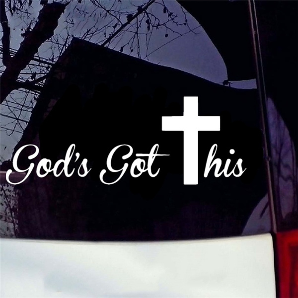 Christian Vinyl Car Ttruck Window Sticker Decal Cross Prayer Jesus ...