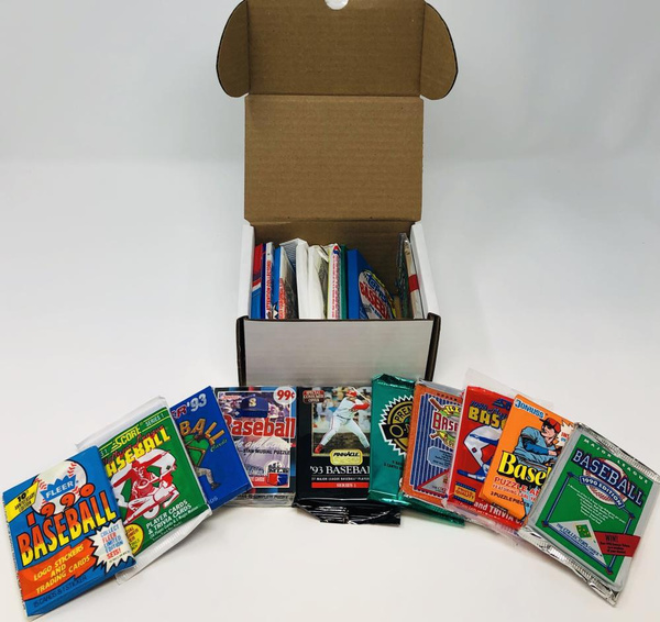 Lot Of 300 Unopened Old Vintage Baseball Cards In Sealed Factory Wax