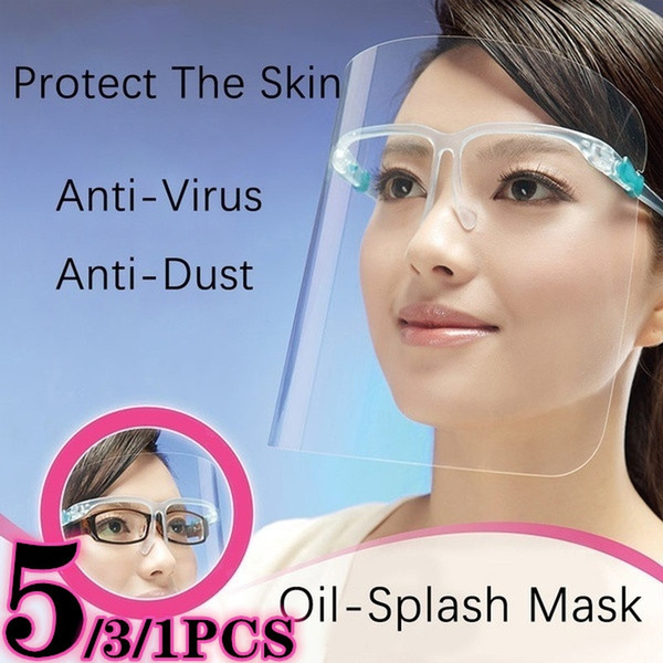 5/3/1pcs Full Face Protect Anti Saliva Anti Foam Anti-saliva Anti-fume ...