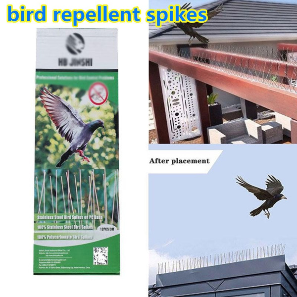 Garden Orchard Roof Fence Anti-bird Thorn Plastic Bottom Stainless ...