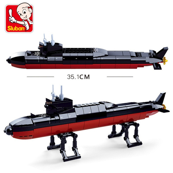 269pcs Military Strategic Nuclear Submarine Building Blocks Bricks Toy ...