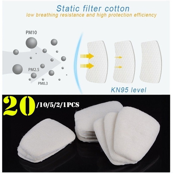 20/10/5/1Pcs 3M 5N11 Filter Cotton Gas Masks Particulate Matter ...