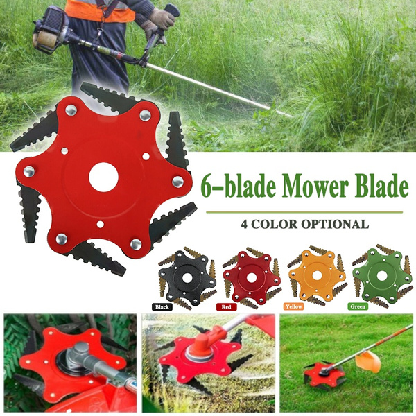 Lawn Mower Weeder Lawn Mower Six-blade Cutter Head Mower Tools ...