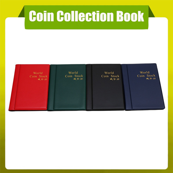 120 Coins Holders 4 Colors Collecting Collection Storage Money Penny ...