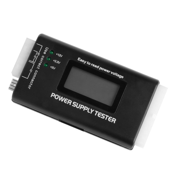 Power Supply Tester PC 20/24 Pin PSU ATX SATA HD PSU Tester | Wish