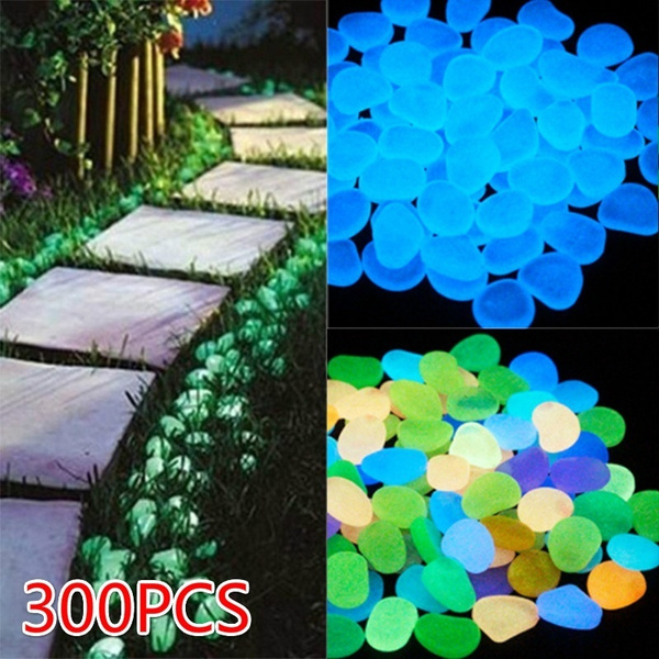 Luminous Stones Pathway Stones Glow In The Dark Garden Decoration ...