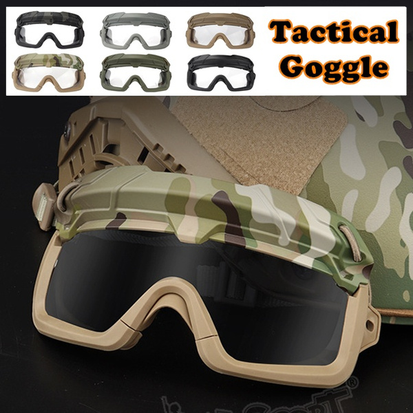 Tactical Goggle Anti-UV Multi-Combination with Helmet and Mask Eye ...