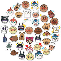 40Pcs Japan Anime Anpanman Kawaii Stickers Hand Account Sticker For ...
