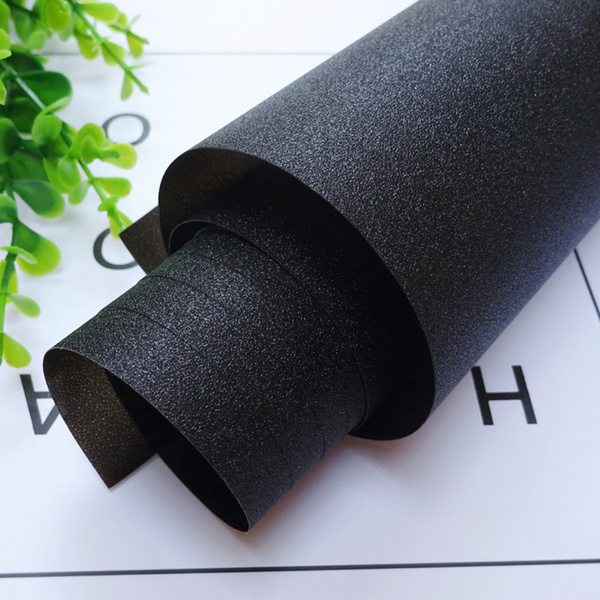 Static Matte Black Window Film Glass Sticker House window Decor Without ...