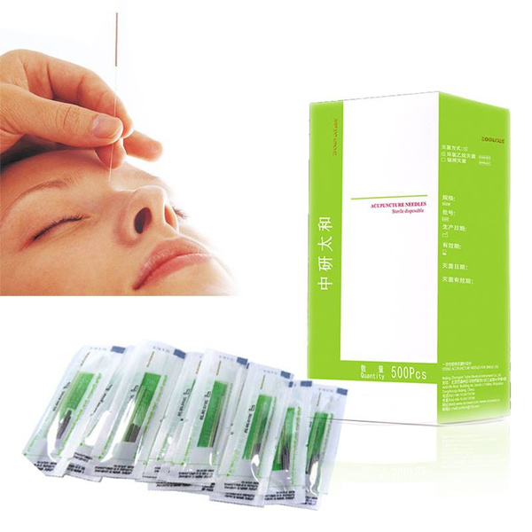 500pcs/box Disposable Acupuncture Pin Sterile Needles Single Use 15 ...