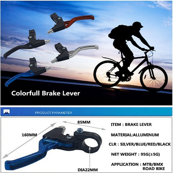 Durable Bike Aluminum Handle Brake Lever Mountain Bicycle Cycling Brake ...