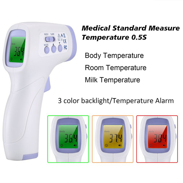 4 Types Handheld Portable Non-contact infrared forehead temperature gun ...