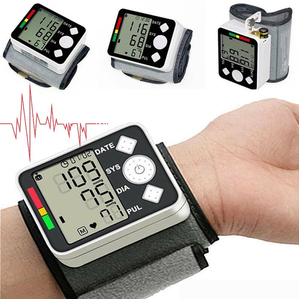 Arrivals Digital Wrist Blood Pressure Monitor Heart Beat Rate Pulse BP ...