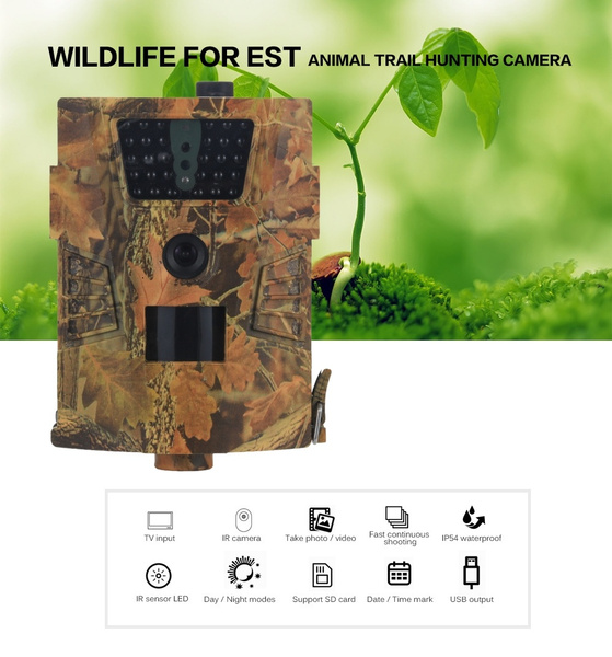HD Hunting Camera 12MP Trail Camera 1080P Outdoor Waterproof High ...