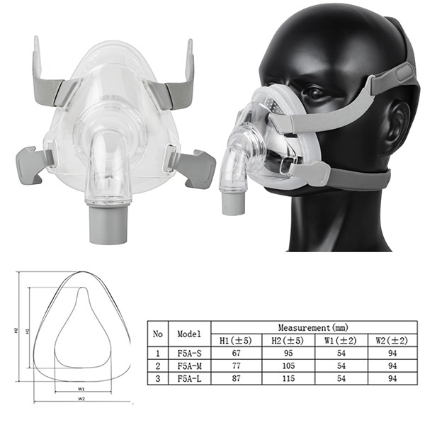 New Style CPAP Full Face Mask For Sleep Apnea CPAP Therapy Mask ...