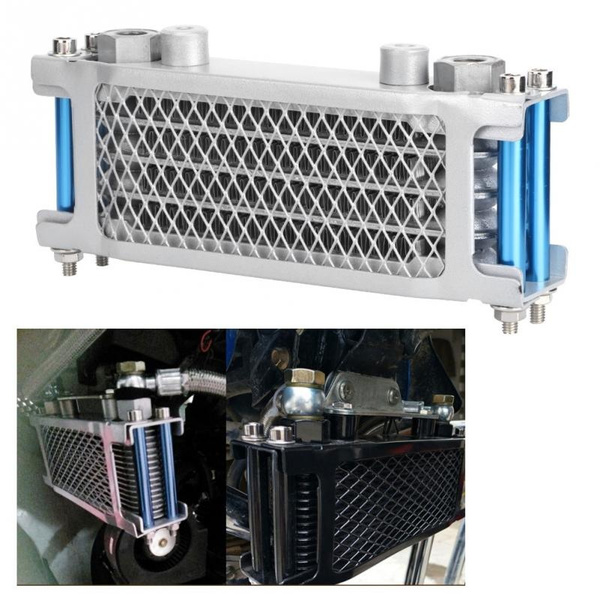 Silver Engine Oil Cooler Standard Cooling Radiator Part For Dirt Bike ...