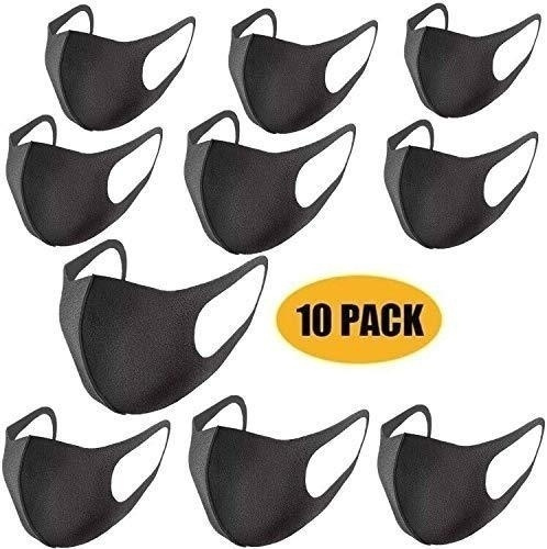 5pcs/10pcs Thin Face Sponge Mask Washable Breathable Reusable Windproof ...