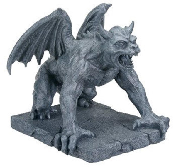 Medieval Horned Gargoyle Connall Figurine Statue Collectible Figure New ...