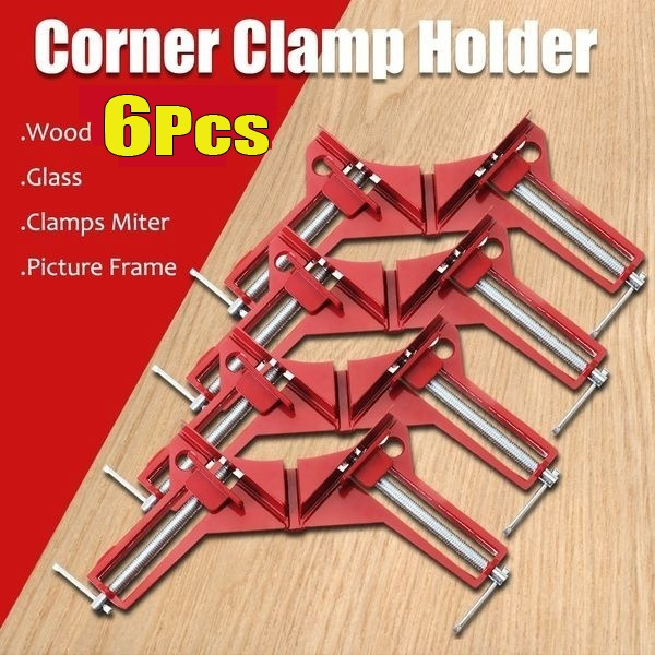 1/4/6PCS 90 Multifunction Degree Right Angle Clip Picture Frame Corner ...