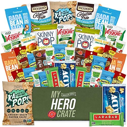 My Hero Crate Gluten Free Military Care Package Healthy Snacks Variety ...
